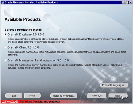 Installing the Oracle9i Database